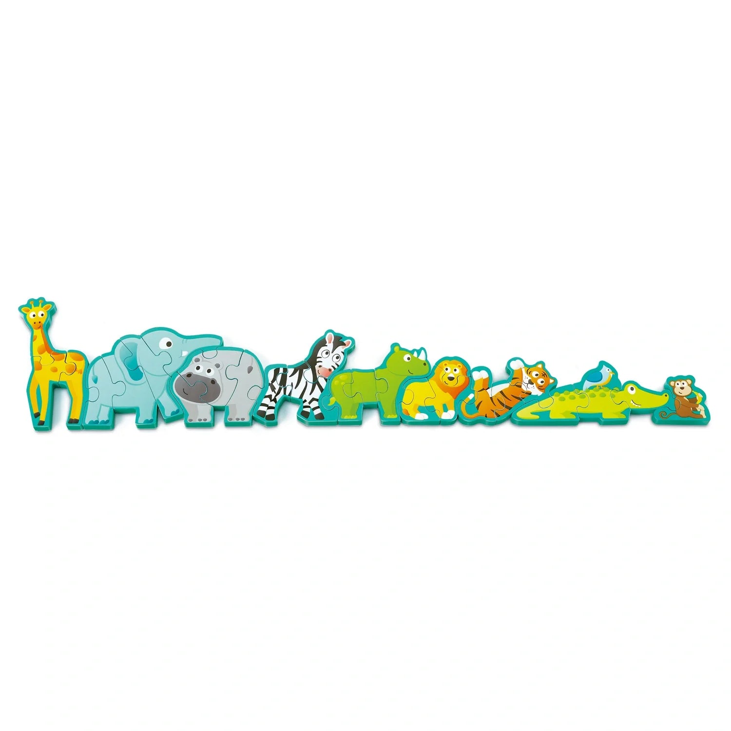 Alphabet & Animal Parade Puzzle – Educational Wooden Toy for Kids – Hape